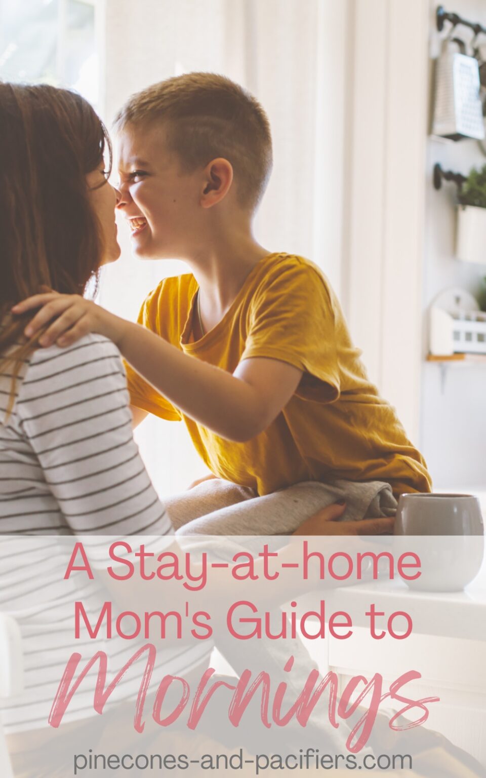 A Stay At Home Mom's Morning Routine with Kids - Pinecones & Pacifiers