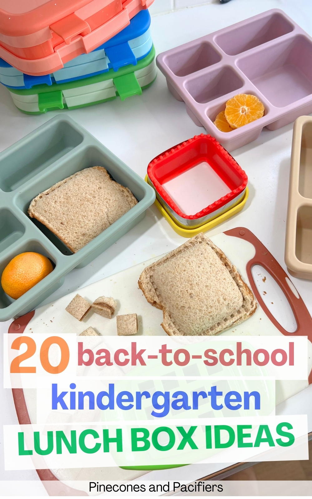 37 Easy and Fun Kindergarten Lunchbox Ideas - Pinecones & Pacifiers