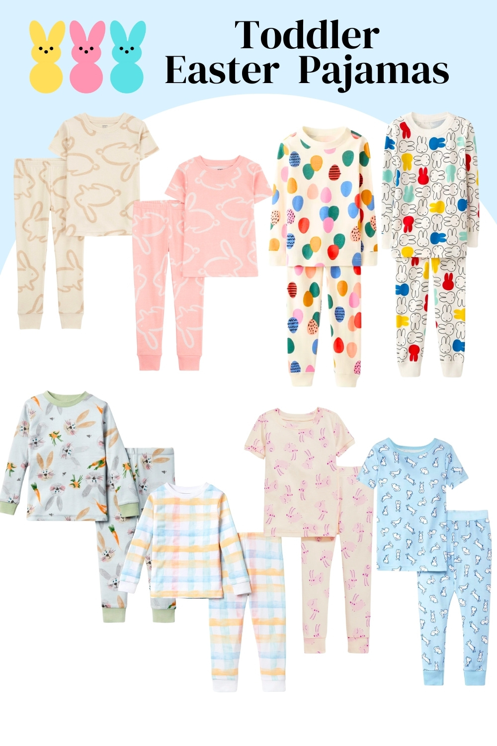 The Cutest Easter Pajamas for Toddlers - Pinecones & Pacifiers