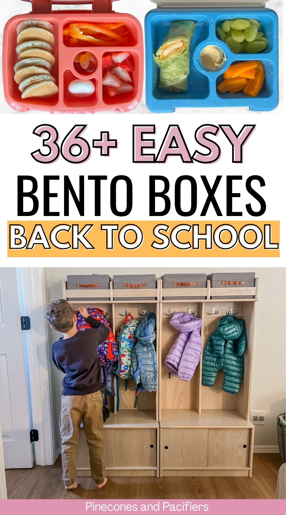 37 Easy and Fun Kindergarten Lunchbox Ideas - Pinecones & Pacifiers